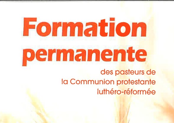 Formation continue 2026 des pasteurs avec la CPLR - EPUdF
